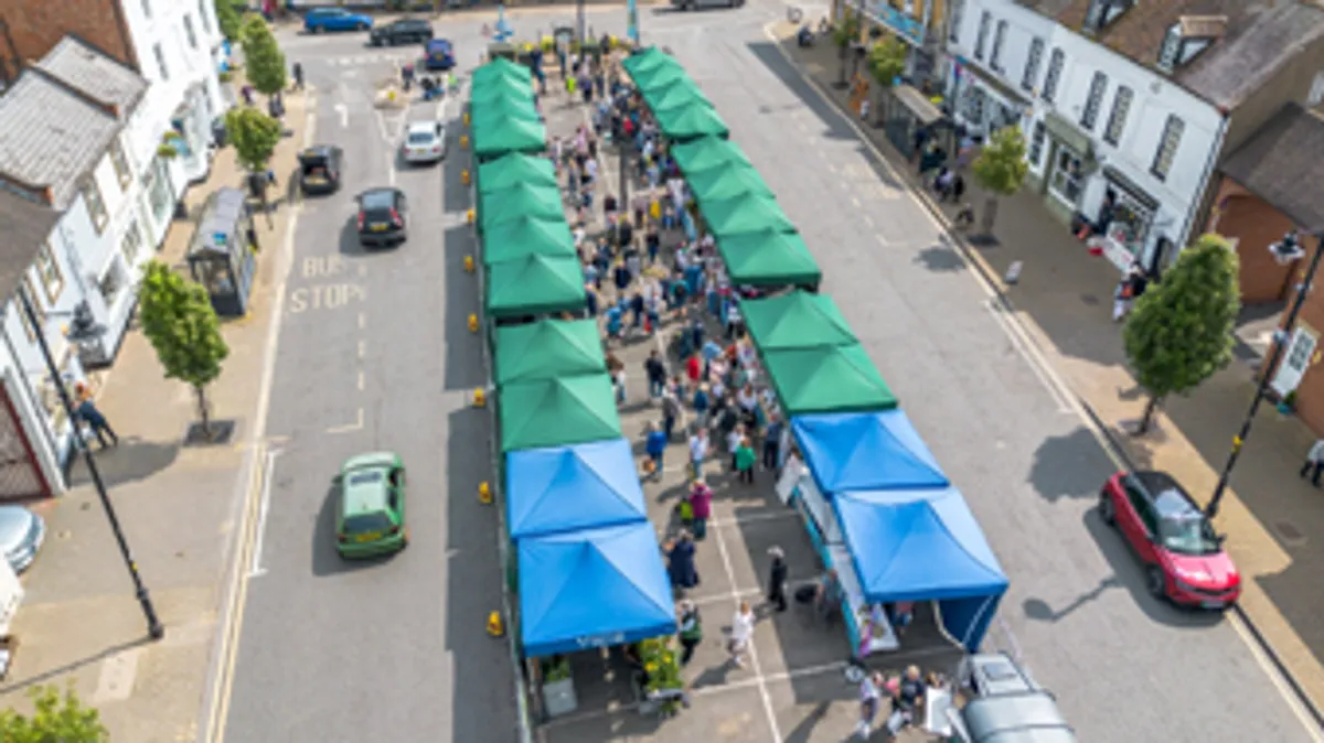 Pershore Broad Street Market: Successful launch marks a milestone in ...